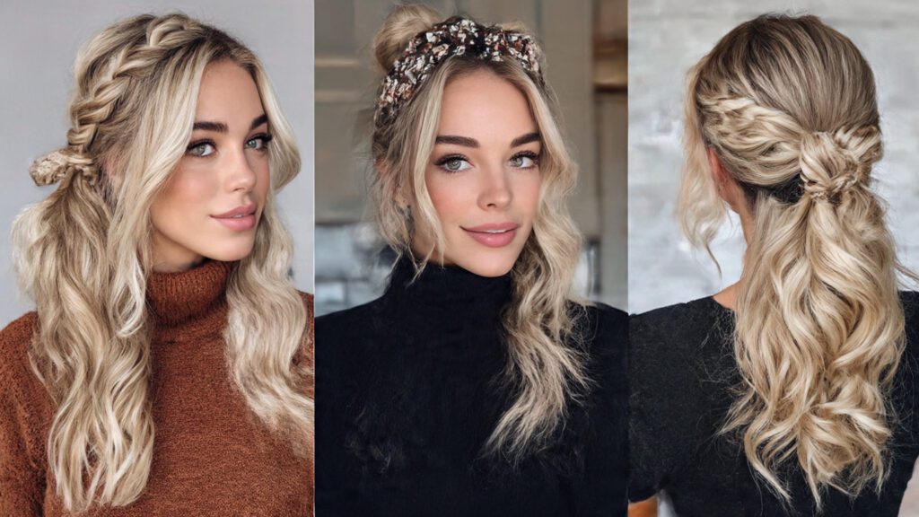 Cute and Casual Hairstyles for Winter Days
